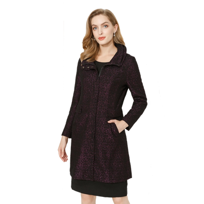 玫而美品牌专柜时尚女洋气风衣