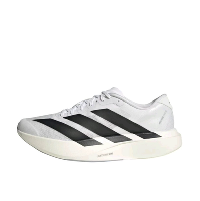 adidas Adizero Evo SL 运动舒适减震耐磨 低帮跑步鞋 男款 白黑