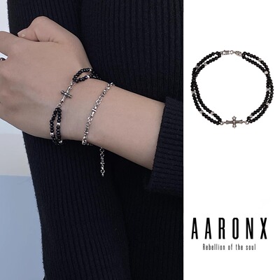 叠戴通用手镯AARONX纯银原创