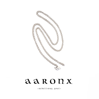 原创设计风纯银短款锁骨链