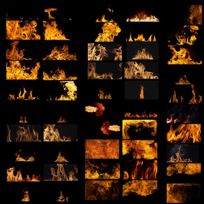 火焰燃烧喷火爆炸火苗篝火火堆火灾后期合成视频素材送音效