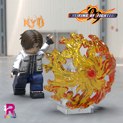 KOF拳皇99草薙京第三方积木人仔