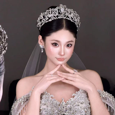 西式婚礼婚纱主冠大气发饰