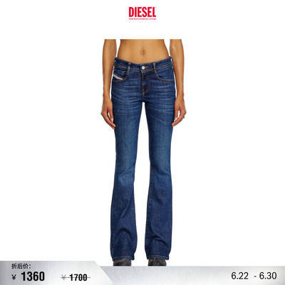 [折扣]DIESEL女士D-EBBEY低腰修身微喇牛仔裤A0361609B90
