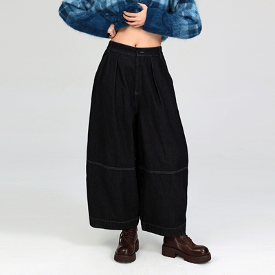 极简风宽松日系复古明线装饰秋季