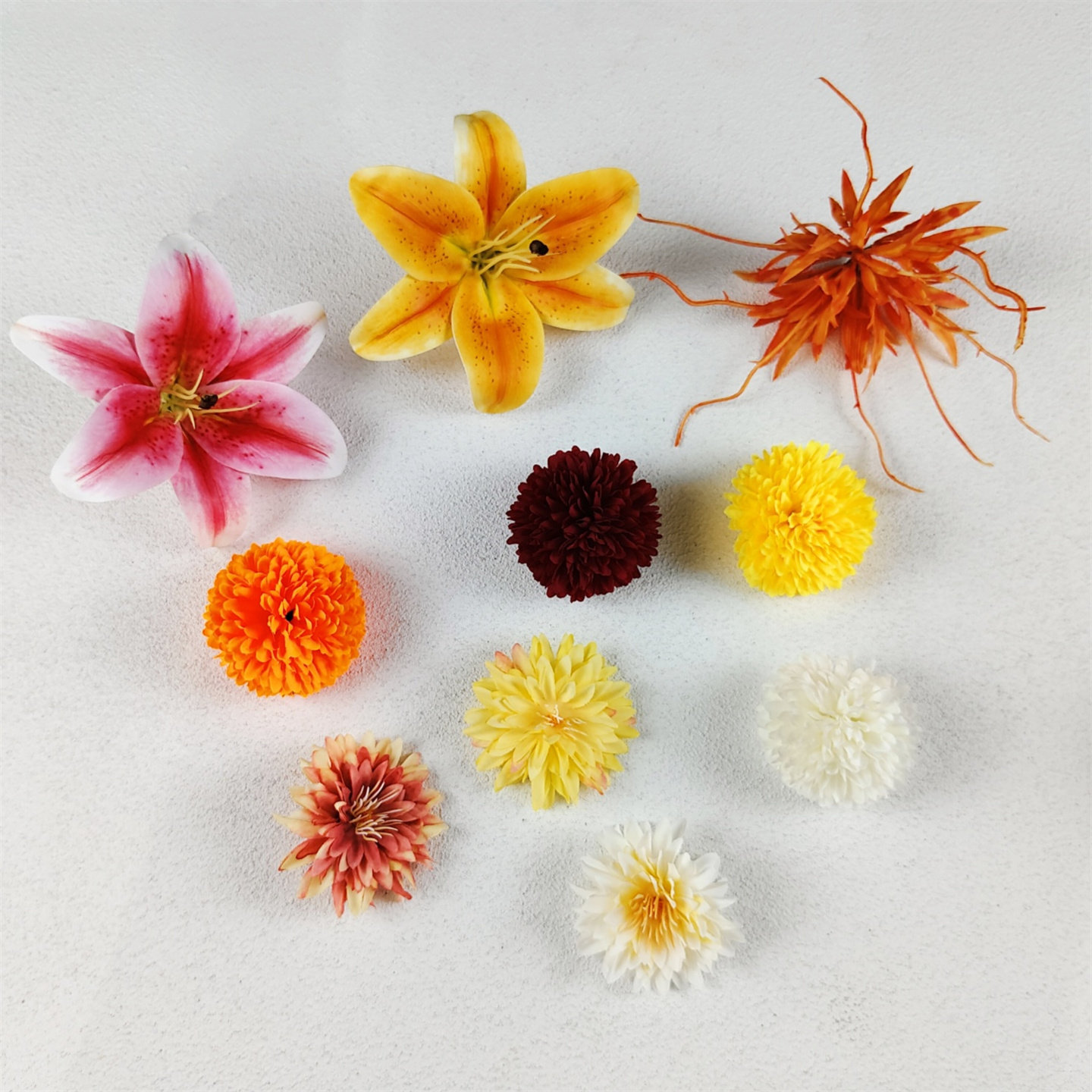 摆盘装饰花草冷菜冷盘花饰围边花草摆件点缀花宴席寿司料理套件