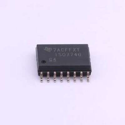 ISO7740DWR 数字隔离器 具有优异EMC性能的高速四通道增强型和基