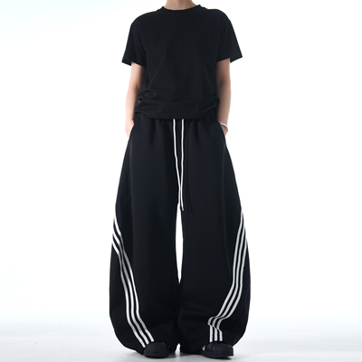 MADWITCH三道杠弯刀休闲运动裤