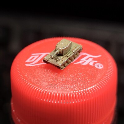 迷你苏联KV2重型坦克1/700系列