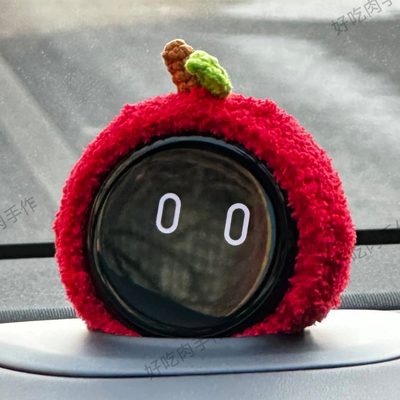 蔚来汽车nomi的帽子es6es78ec6ec7et5t机器人可爱小红苹果装饰帽