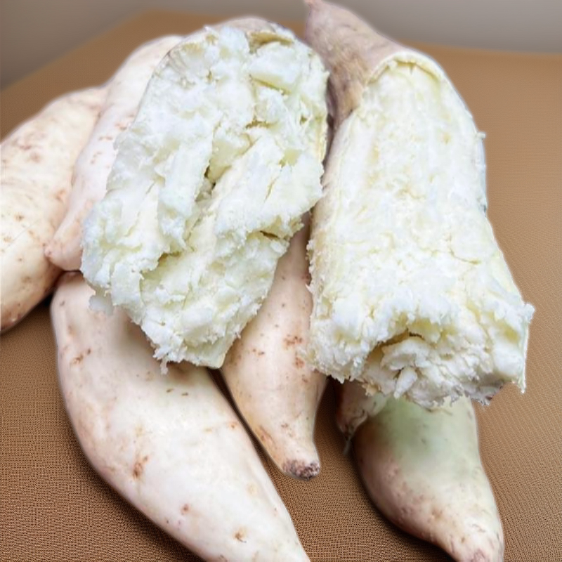 广东信宜番薯新鲜现挖白皮人参薯香甜粉糯
