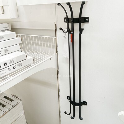 IKEA宜家正品古德赫纳垂直衣架挂钩金属简约衣帽收纳整理多头挂架