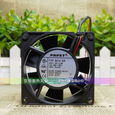 德国ebmpapst TYP 8414GR 24V 2.3W 8CM 8025 变频器设备散热风扇