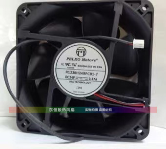 PELKO 12CM12038 24V 0.37A R1238H24BPCB1-7 工控机 变频器风扇
