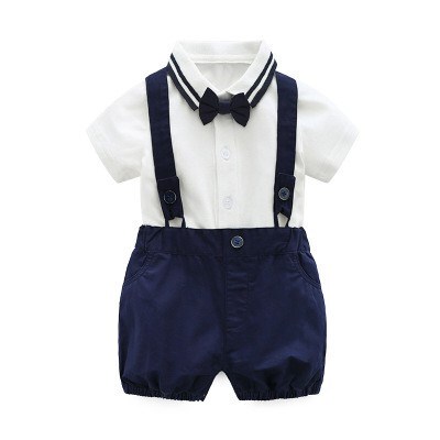 Summer Boys Clothing Set Kids Baby Clothes Shirt+Shorts Suit
