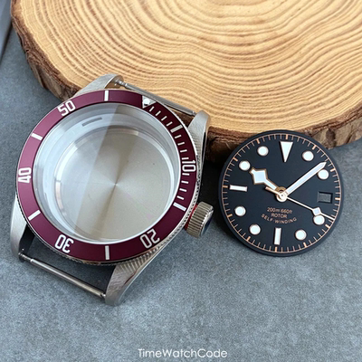 改装黑湾手表壳配件适合NH35 NH36 ETA2824 PT5000 30.5mm字面