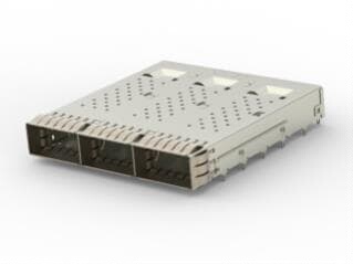2170737-4 连接器 《 CONN QSFP28 CAGE 1X3 PRESSFIT RA    》