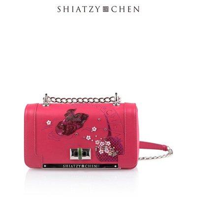 SHIATZY CHEN/夏姿·陈瑰丽奇境系列刺绣斜挎包1B1308