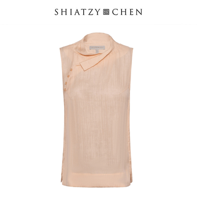 SHIATZY CHEN/夏姿·陈2026春夏新品初筵系列女士斜襟背心160644