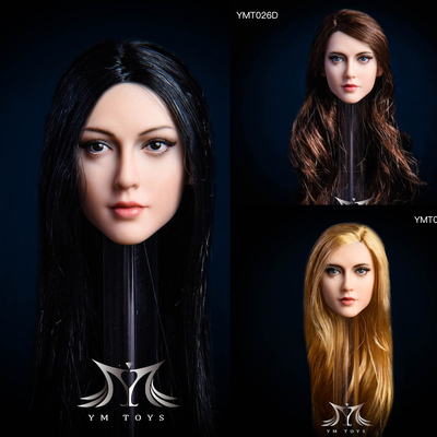 兵人现货美女头雕