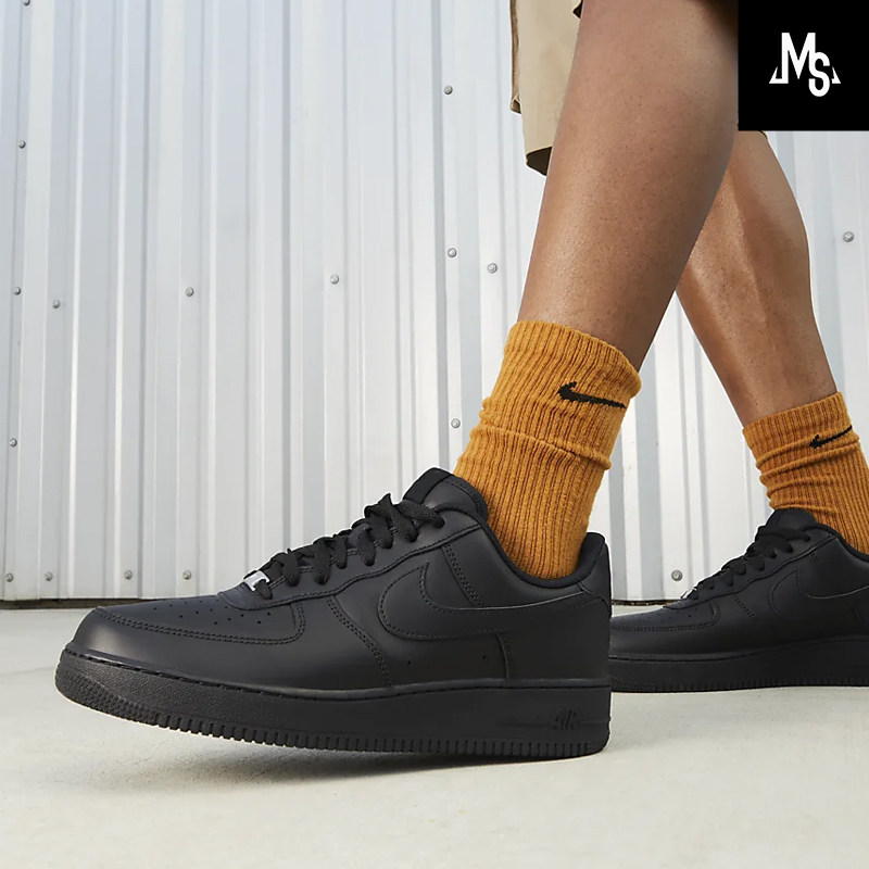 耐克Nike Air Force1 AF1空军一号低帮休闲板鞋男女CW2288-001_虎窝淘