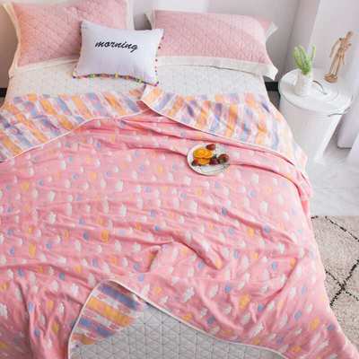 仲夏夜（ZHONGXIAYE）A类婴儿100纯棉毛巾被双人六层纱布全棉毛巾