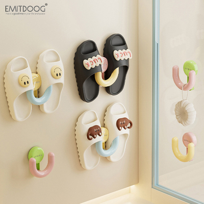 多薏米多巴胺吸盘拖鞋架钩免打孔强力挂钩卫生间浴室承重吸盘粘钩