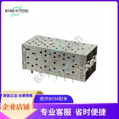 SFPP-3130-L【CONN SFP+ RCPT W/CAGE 2X2 80P RA】