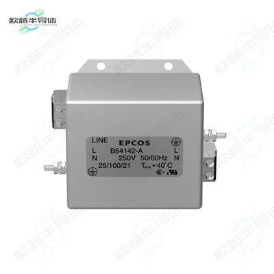 B84142A0030R000[滤波器LINE FILTER 250VAC 30A CHASS MNT]
