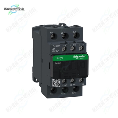 LC1D25ED[继电器TESYS3P CTR 25A AC3 11KW1NO1NC48]