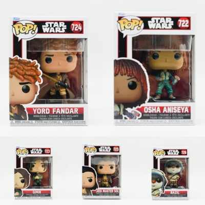 FUNKO POP星球大战 绝地大师 巴齐尔 奇米尔 公仔手办摆件玩具