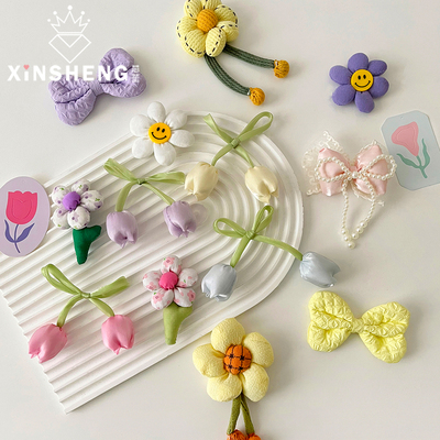 芯苼郁金香花苞蝴蝶结花艺资材