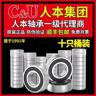 人本6203轴承6204高速6205电机6206正品6201 6202 6004 6305 6306