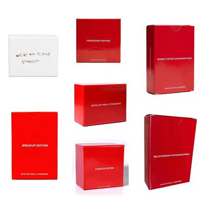 新We Not Really Strangers 纸牌游戏 - 互动式成人卡牌桌游扩展