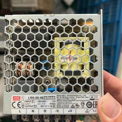 明纬LRS-50-48电源 48V1.1A 50W超薄小体积