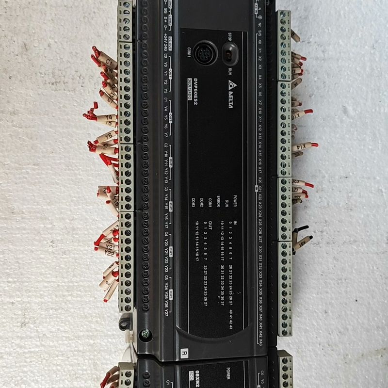 台达PLC 型号DVP20EXE-S20DR主机+DVP08