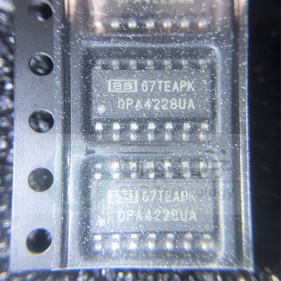 OPA4228UA OPA4228 高精度，低噪声四运放 直插DIP14 电子元器件