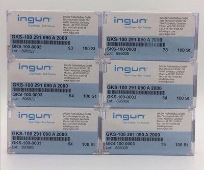 INGUN德国英冈探针/100mil尖针/GKS100 291 090 A2000/每包=100支