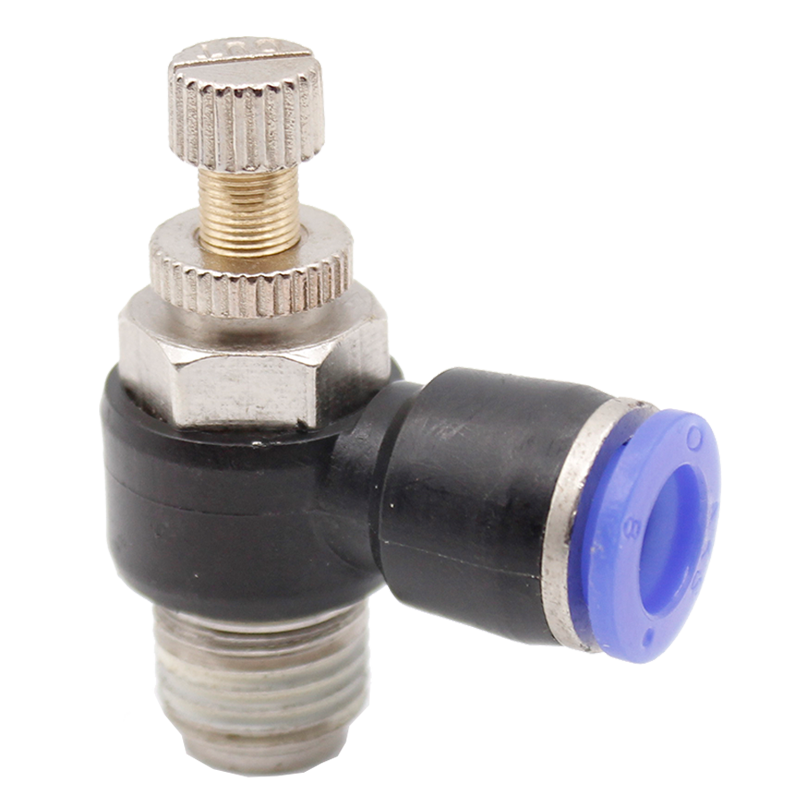 SL气动接头节流阀调速阀 SL4 SL6 SL8 SL10 SL12-M5 01 02 03 04_虎窝淘