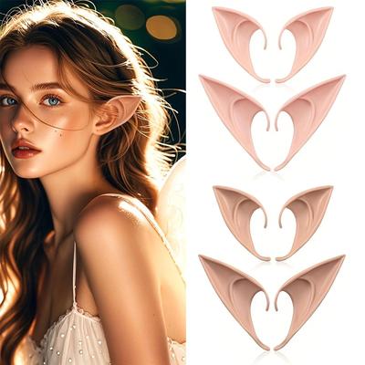 Halloween elf ears cosplay prop vampire dentures万圣节耳朵