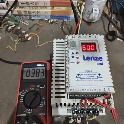 议价#变频器三相380v 4KW 伦茨变频器ESMD402L可维修