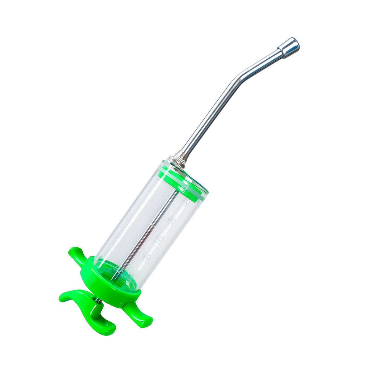 兽用粗管灌药器塑钢养殖用具牛羊猪刻度清晰可调节100ml