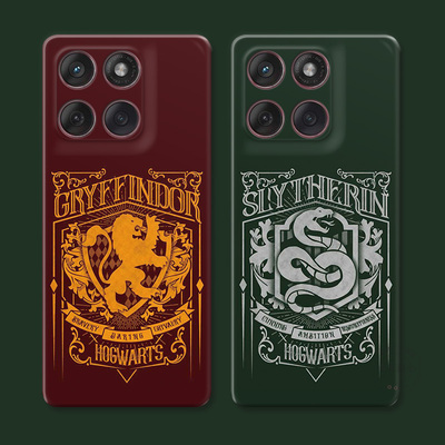 斯莱特林适用摩托罗拉edge60pro手机壳50/40/S30/G86G85G84G75G56G55G54哈利波特格兰芬多简约欧美个性女款