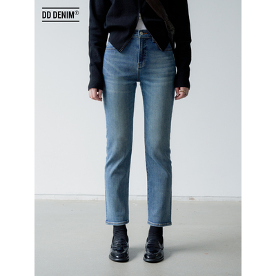 经典烟管裤九分直筒裤