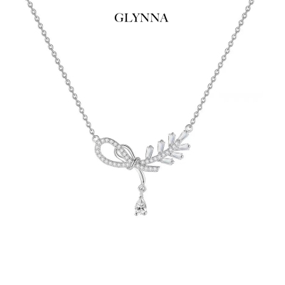 穗结同心爱意缠绕麦穗项链