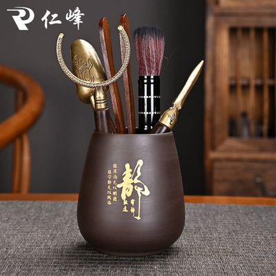 家用茶桌紫砂茶道六君子茶具套装简约功夫茶盘茶艺配件会客装饰品