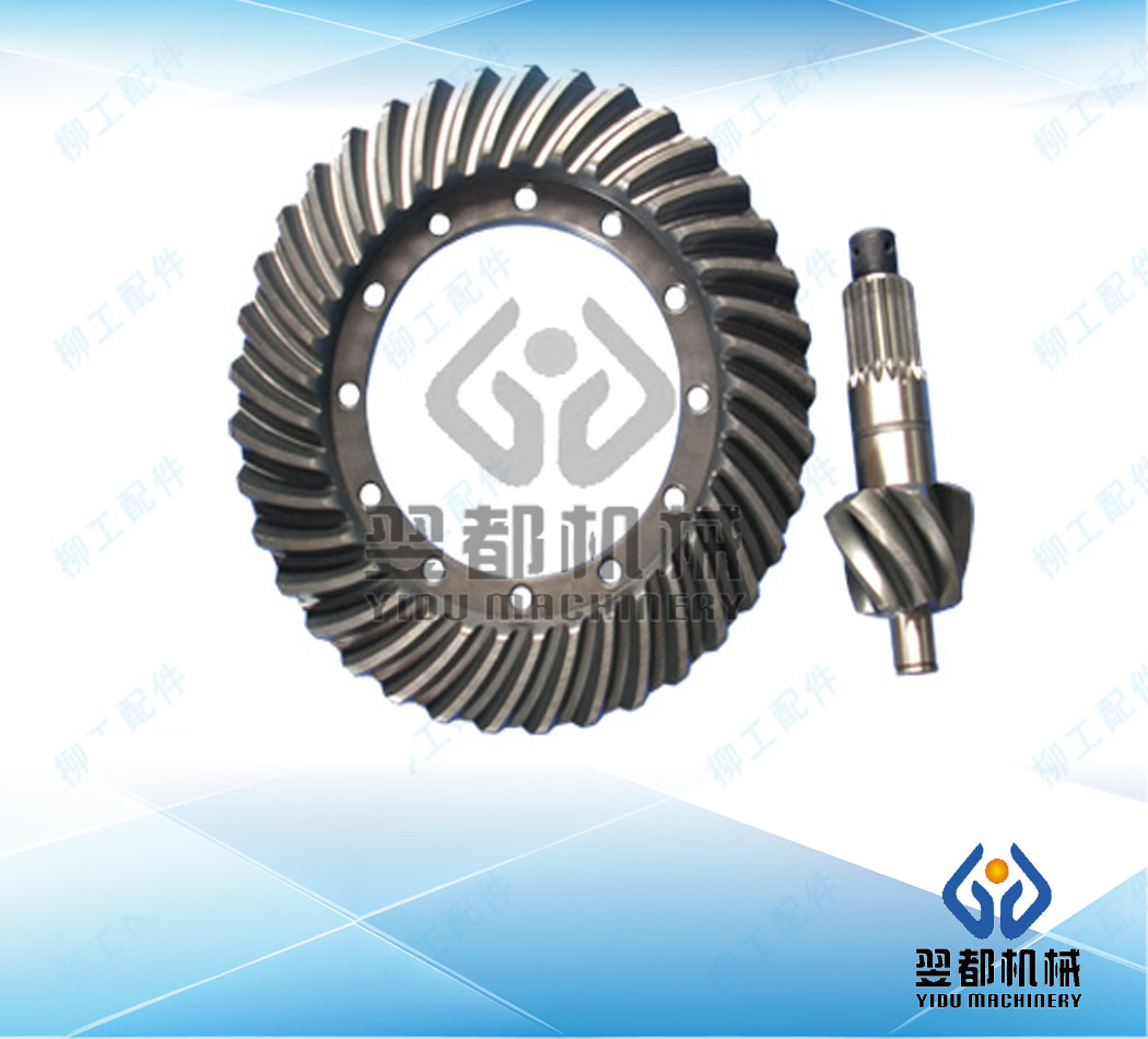 柳工铲车50C配件盆角齿主被动齿大小螺旋锥齿轮SP102921/SP10292_虎窝淘
