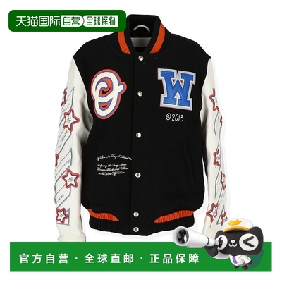 自营off-whiteOff White Mens Black Multi Jacket - black multi