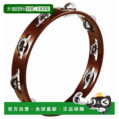 日本直邮MEINL Percussion传统木制手摇铃环形胡桃木色