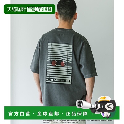 1h可退 日本直邮URBAN RESEARCH DOORS 男士REAR WINDOW印花T恤 D